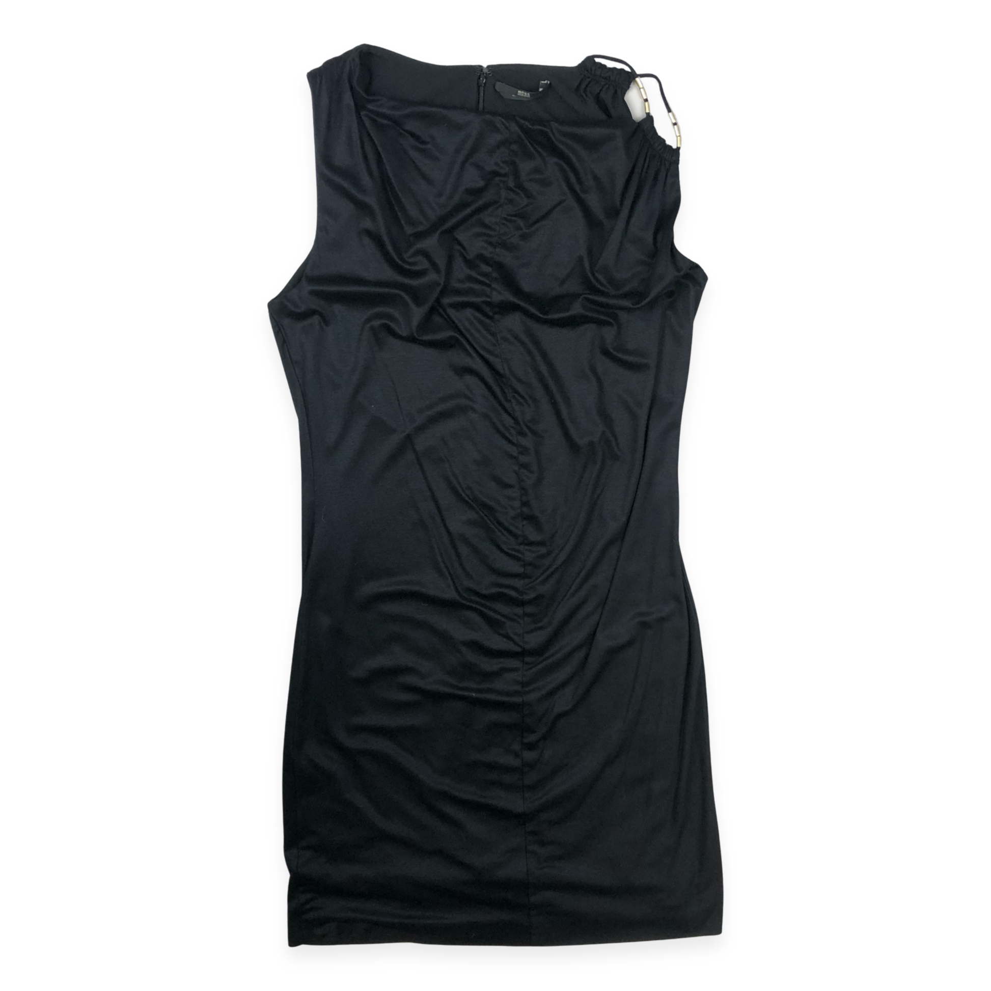Vintage Hugo Boss Italian Black Sleeveless Dress 8 10 Worth The
